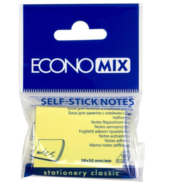 Notite autoadezive Economix 38x50mm/100foi E20930