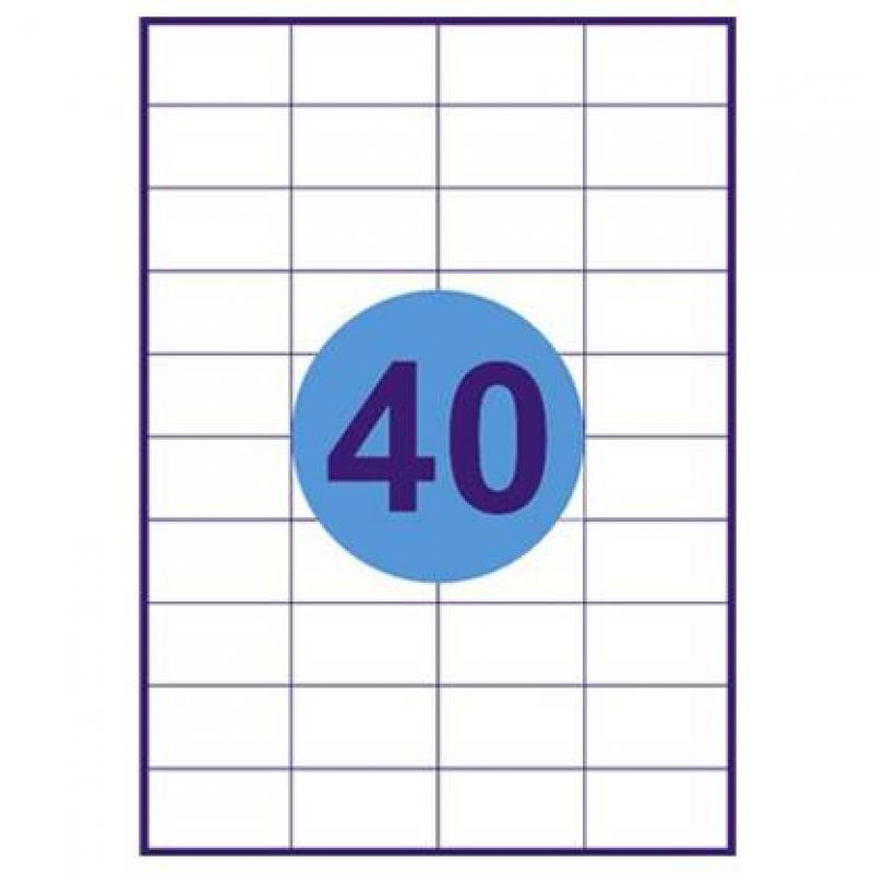 Etichete autoadezive 40buc 52.5x29.7 OL.ST40
