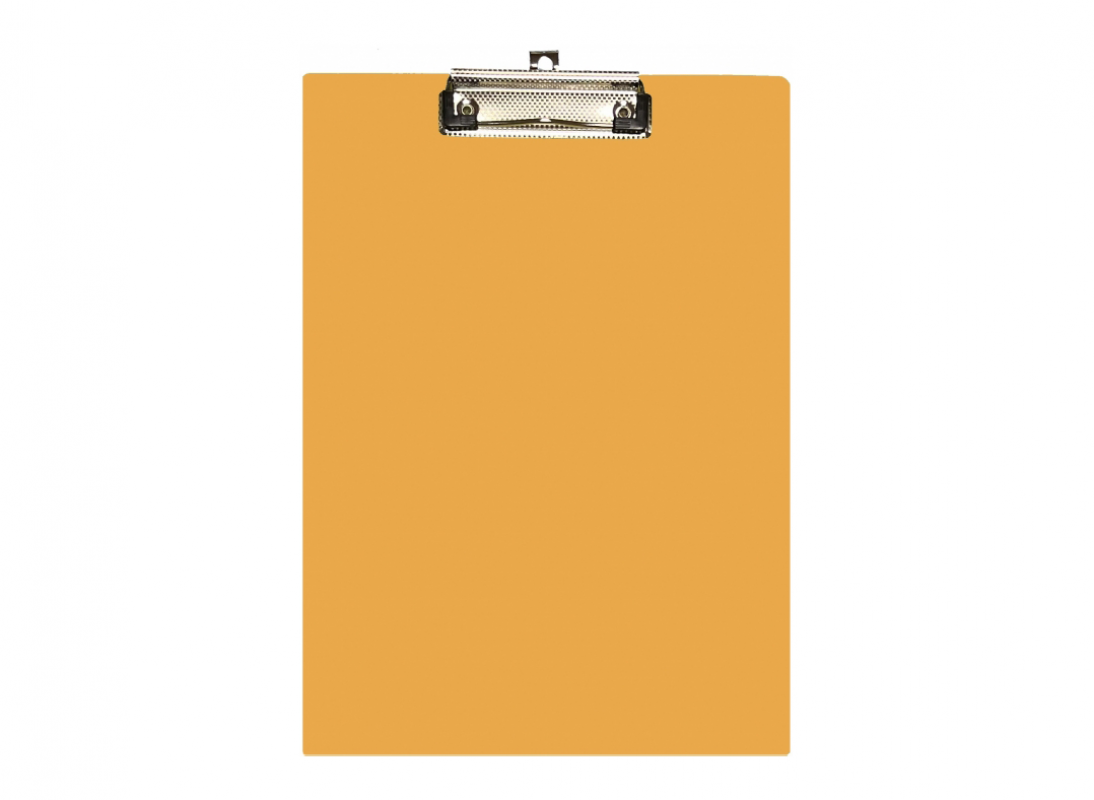 Clipboard simplu A4 oranj (Plastic) E30156-86