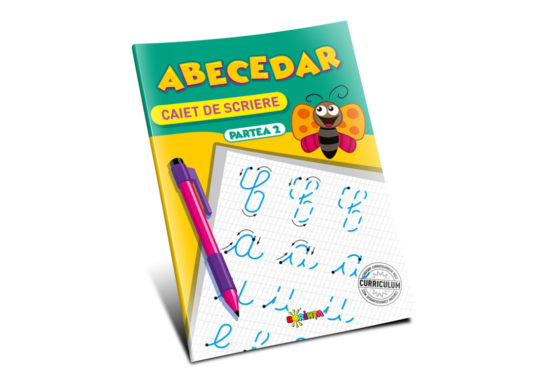 Carte Abecedar caiet de scriere partea 2 PD0292