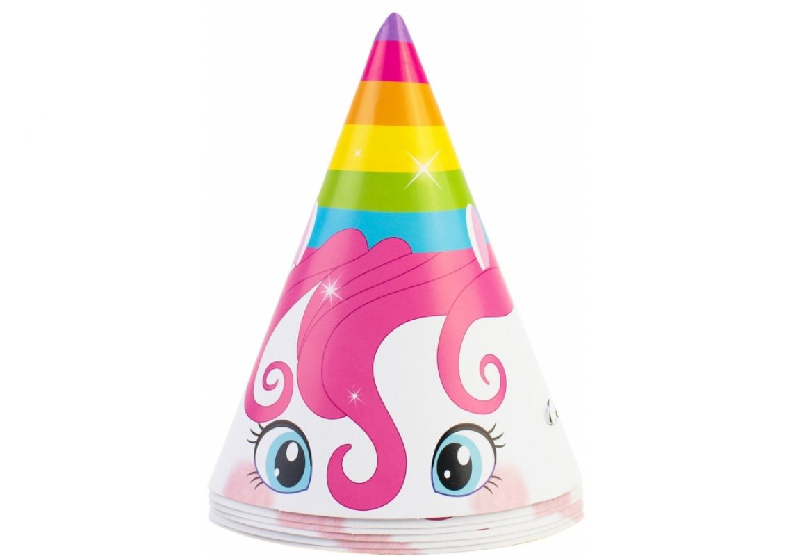 Coif party MAXI (6 buc) Unicorn MX200145