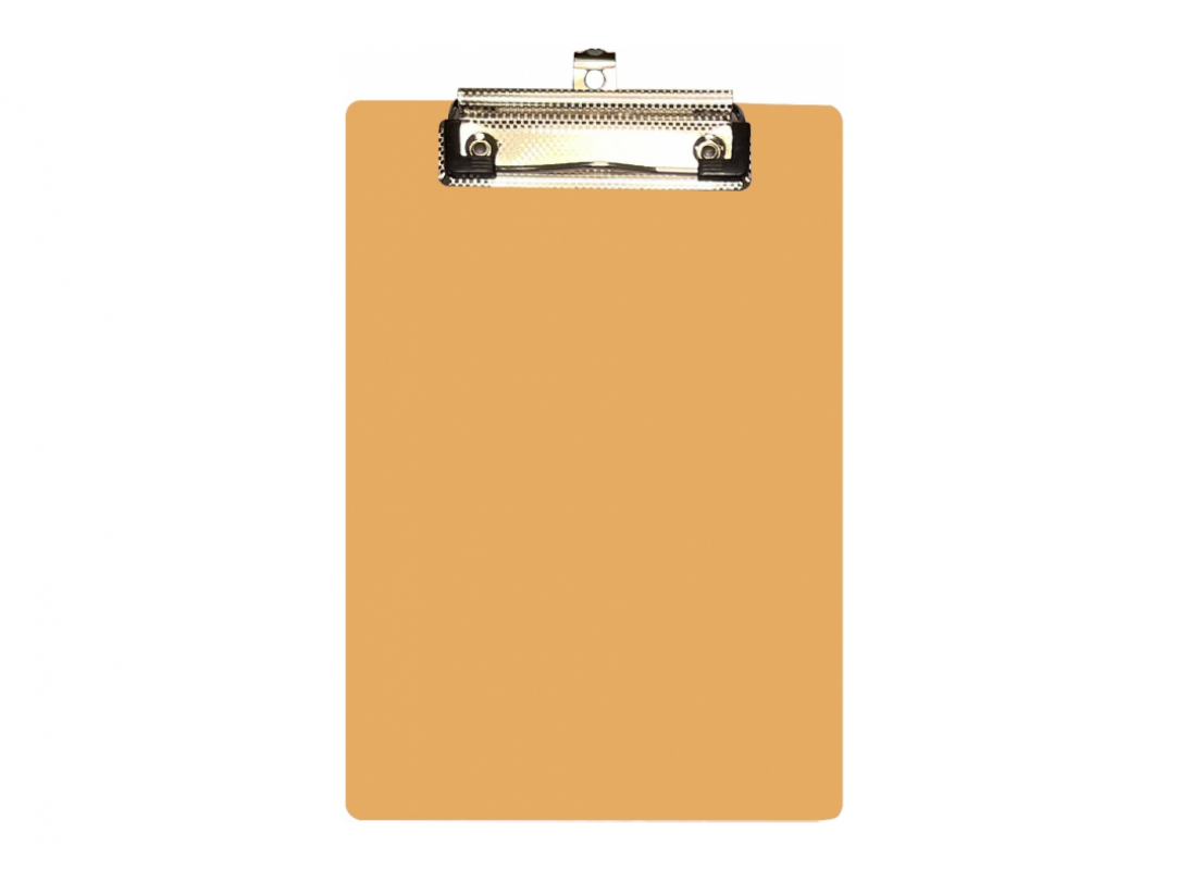Clipboard simplu A5 oranj (Plastic) E30157-86