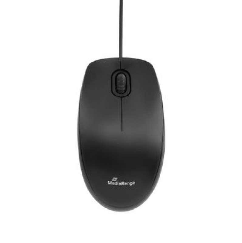 Mouse Media Range Corded 3-button optical,silent-click,black MROS212