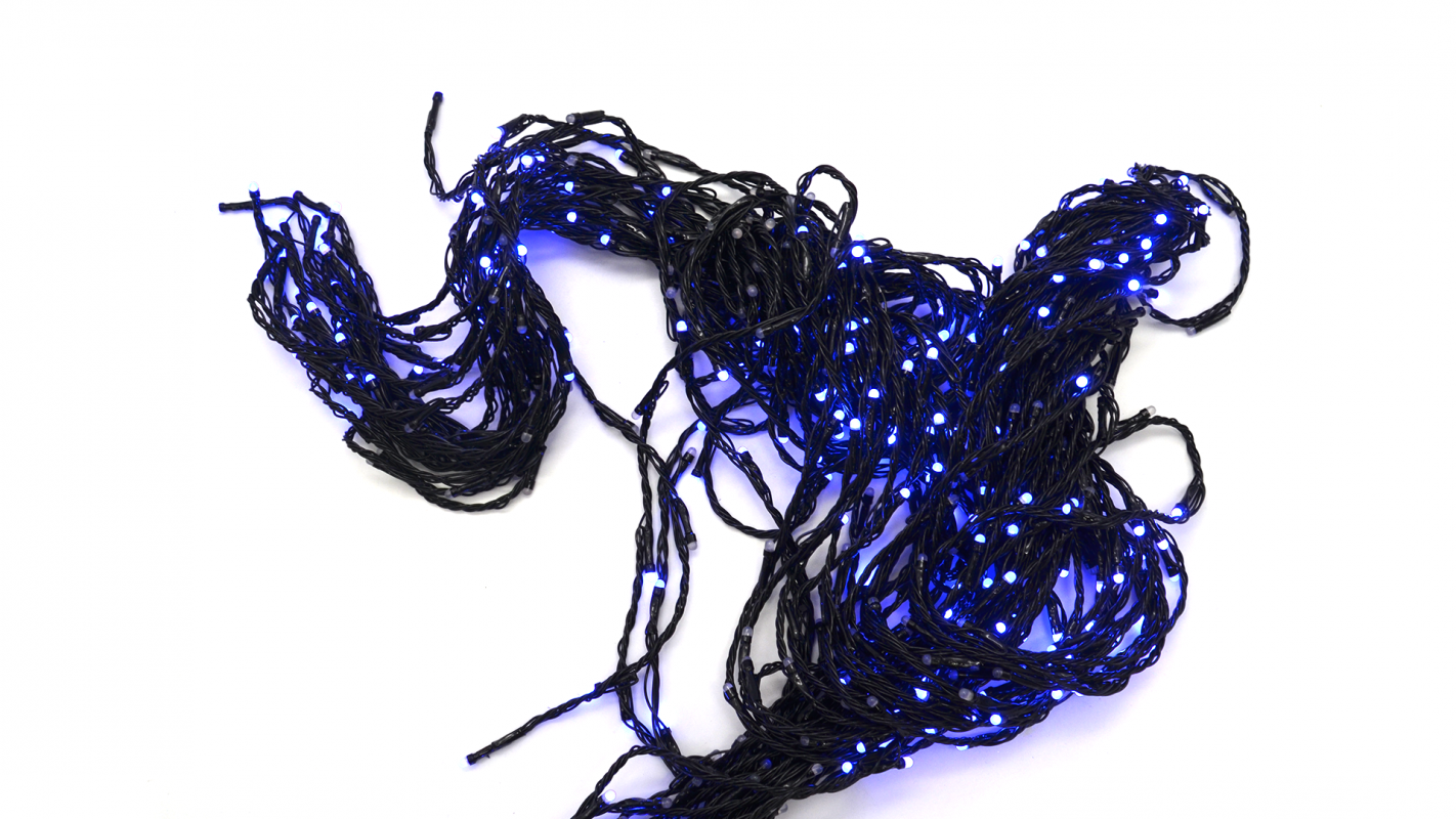 Ghirlanda 800bec/3*3m PERDEA color fir negru 31-034B